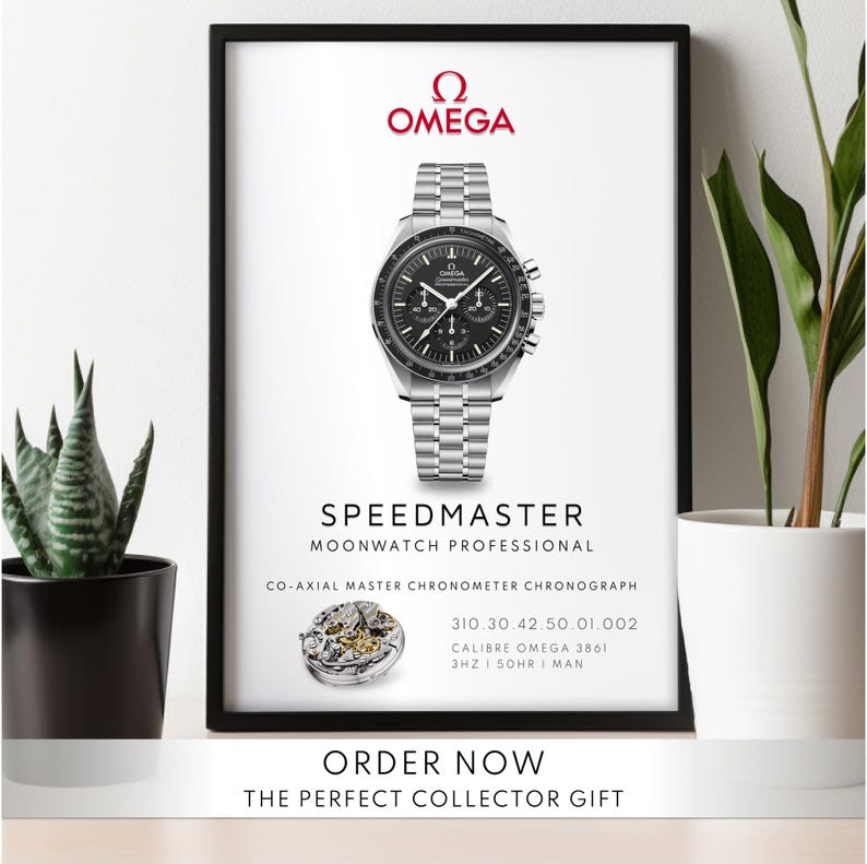 Omega Speedmaster Moonwatch Poster, Moonwatch Professional Watch Poster ...