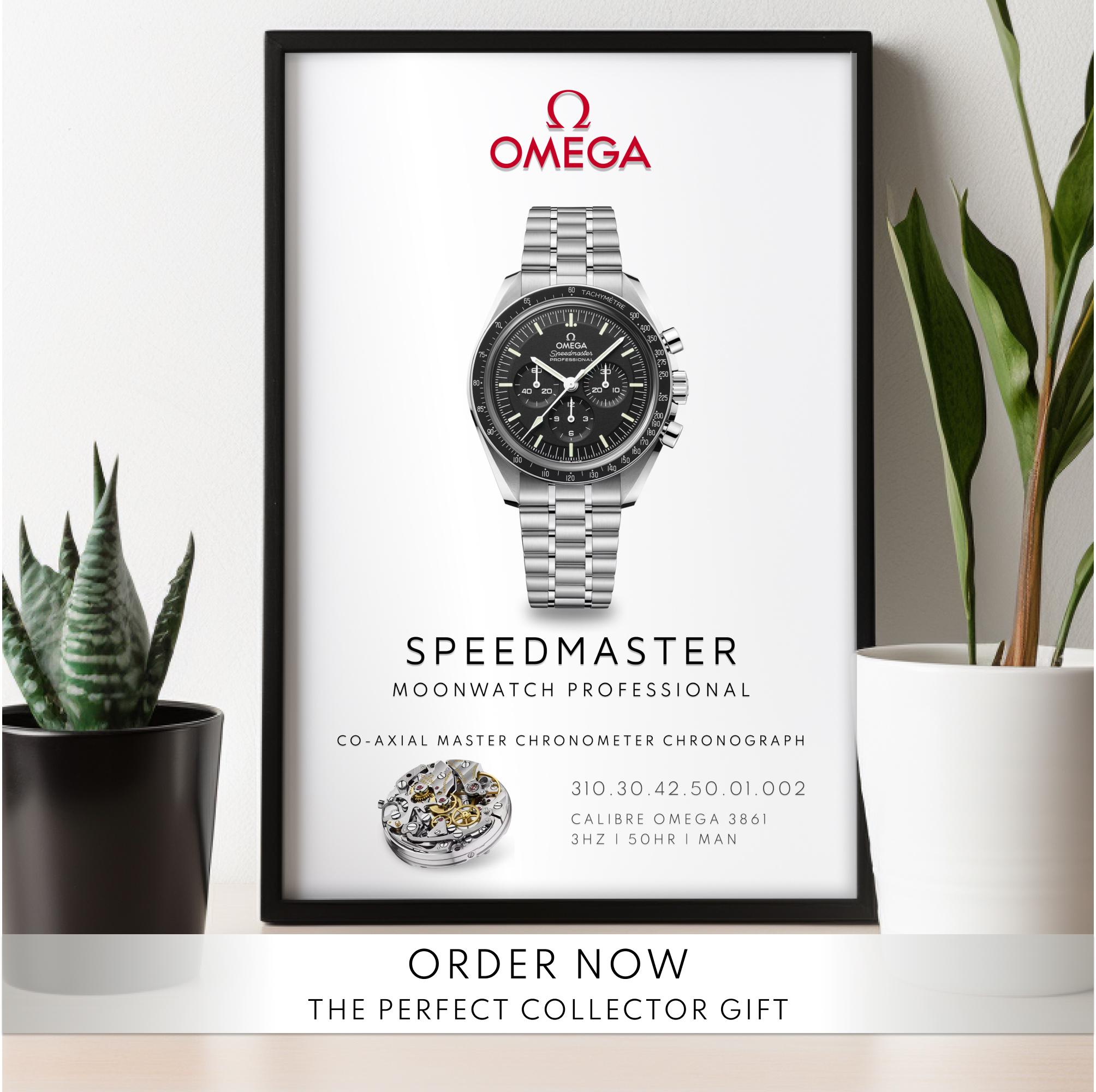 Omega Speedmaster Moonwatch Poster, Moonwatch Professional Watch Poster ...