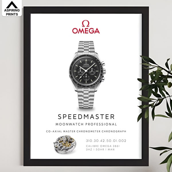 Omega Speedmaster Poster - Etsy
