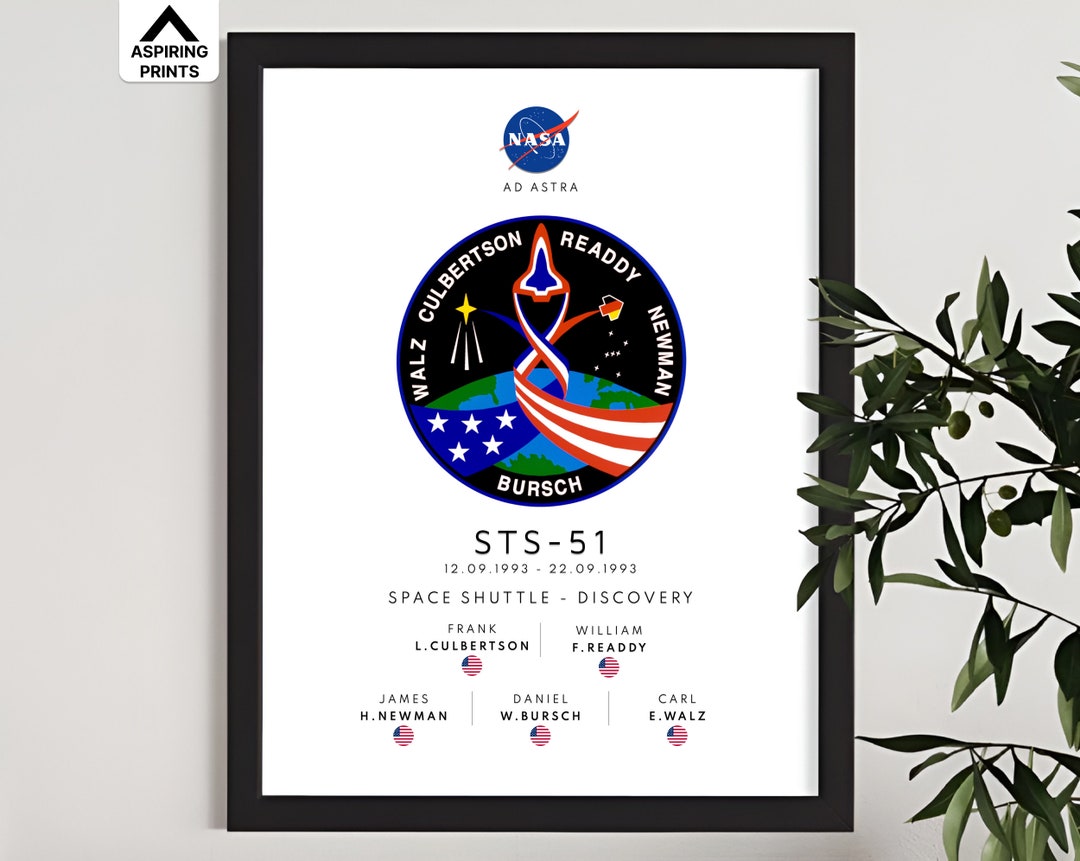 NASA Space Shuttle Poster, Space Exploration Decor, European Space ...