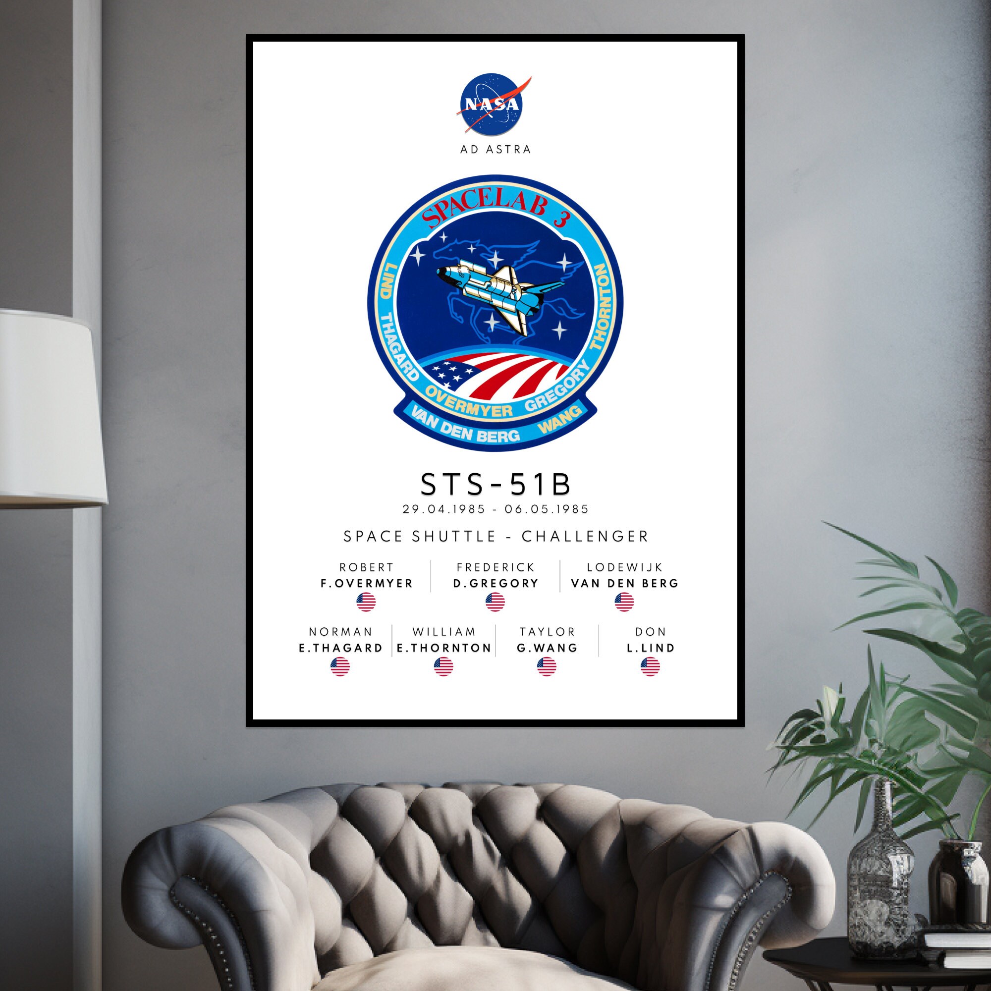 NASA Space Shuttle Poster, Space Exploration Decor, European Space ...