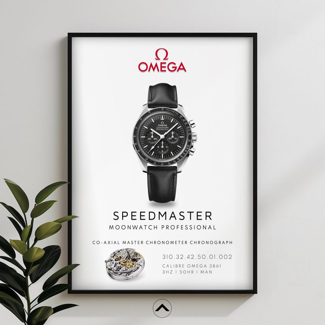 Omega Speedmaster Poster, Speedmaster Moonwatch Professional Watch ...