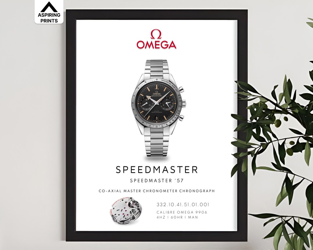 Omega Speedmaster Speedmaster '57 Poster Chronograph Vintage Omega ...