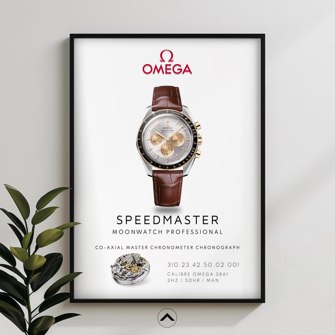 Omega Speedmaster Moonwatch Poster, Moonwatch Professional Watch Poster ...