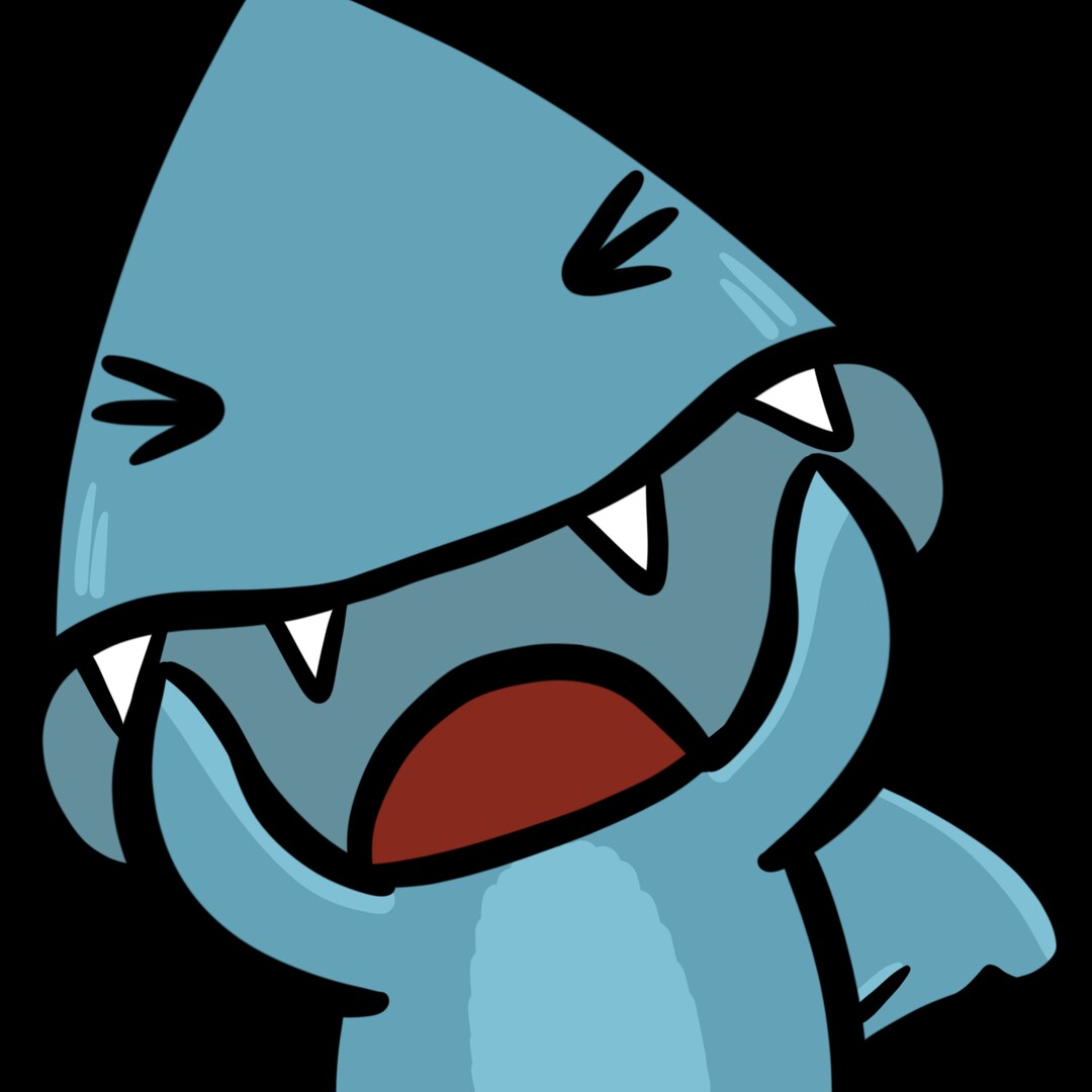 Twitch Emote Shark Smile - Etsy