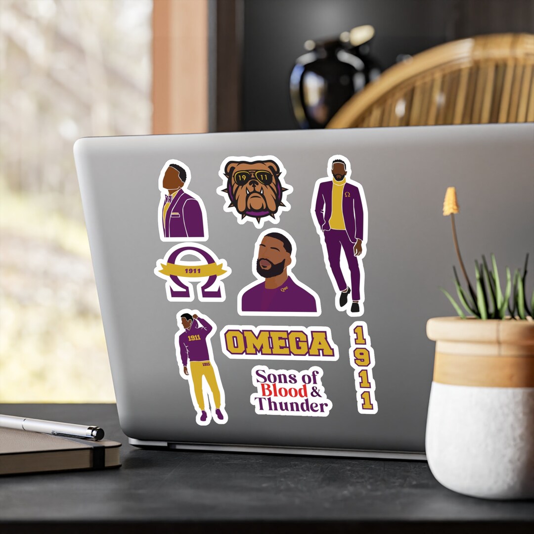 Omega Psi Phi Fraternity, Inc Inspired Kiss-cut Vinyl Decals Omegas ...