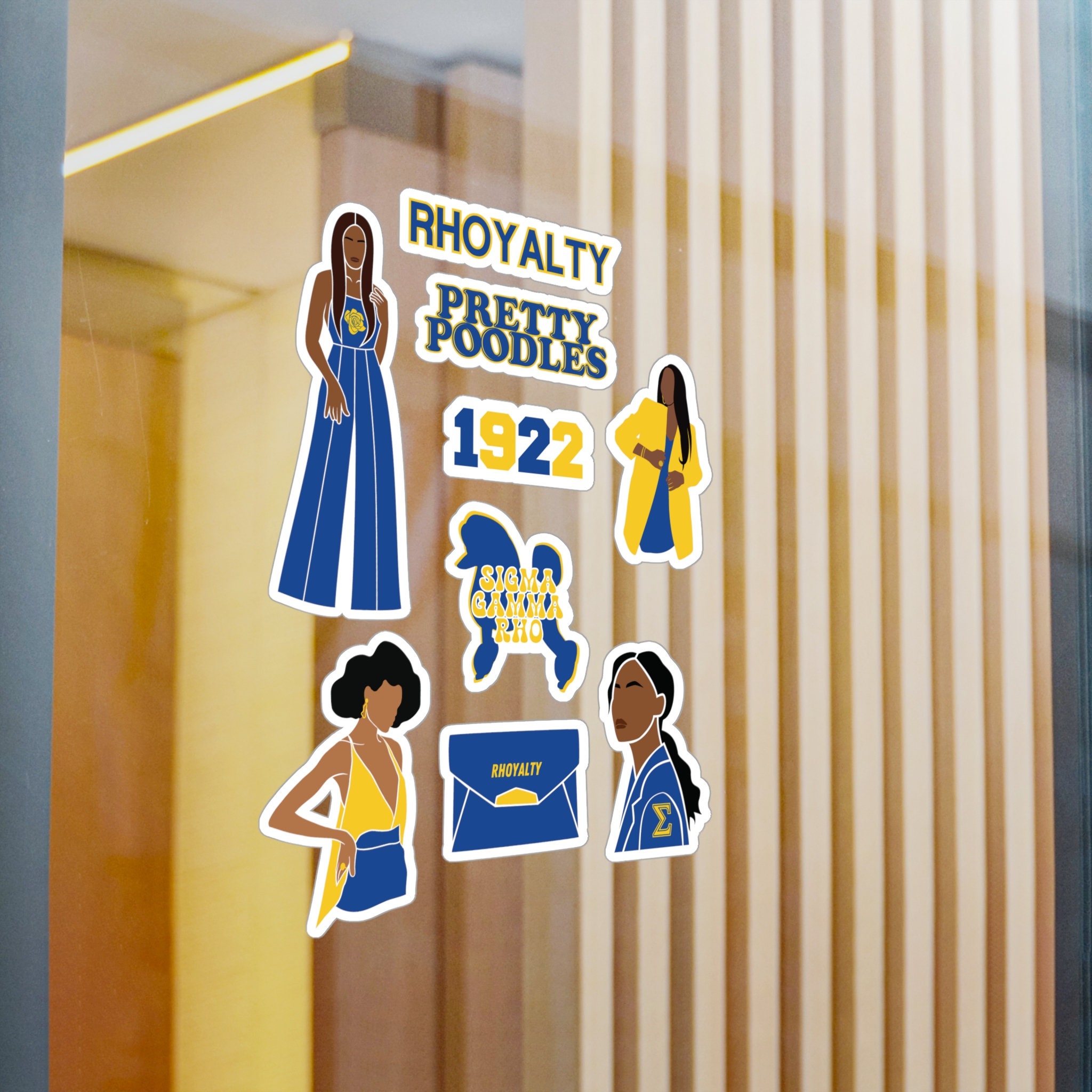 Sigma Gamma Rho Sorority, Inc Inspired Kiss-cut Vinyl Decals Delta Gift ...