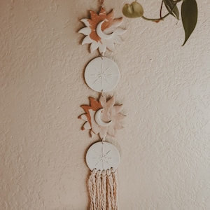 Astra | Celestial Clay Wall Hanging | Sun Moon & Star Wall Decor ...