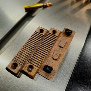 Wood Mlok & Keymod Rail Cover LINES Texture WALNUT Made in - Etsy