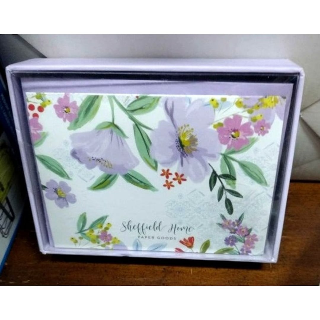 New Open Box Sheffield Home Paper Goods Blank 16 Blank Cards ...