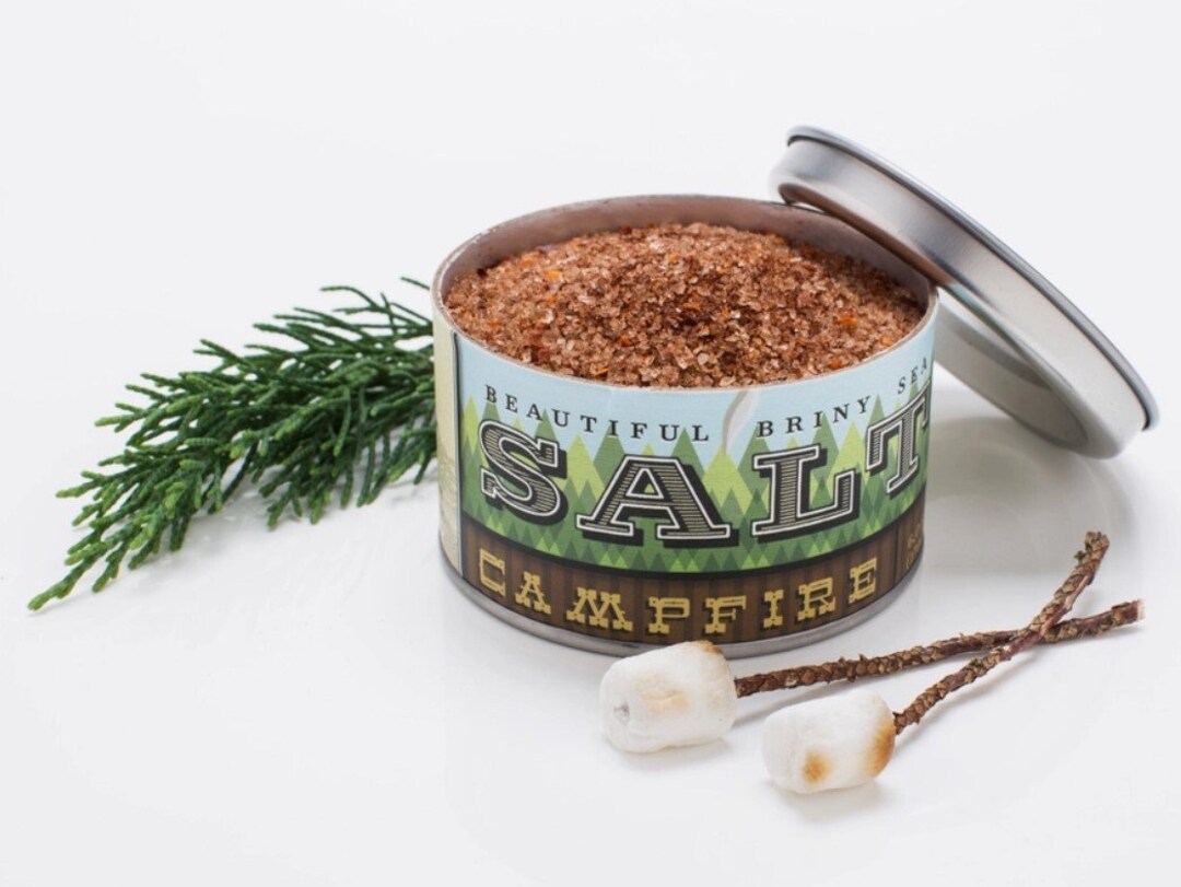 Campfire Sea Salt, Smoky Sea Salt, BBQ Seasoning, Burger Seasoning Salt ...