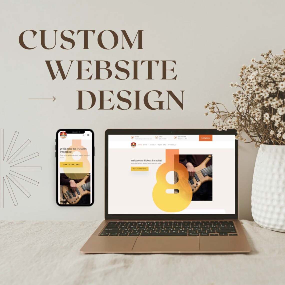 Custom Website Design Service, Custom Web Page, Business Website ...