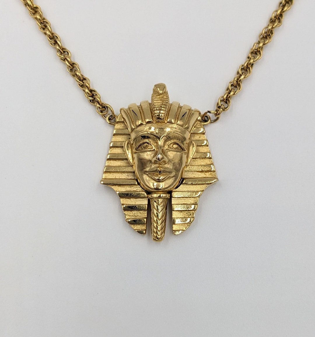 1960's Pharaoh Crown Trifari Vintage King Tut Tutankhamun Egyptian ...