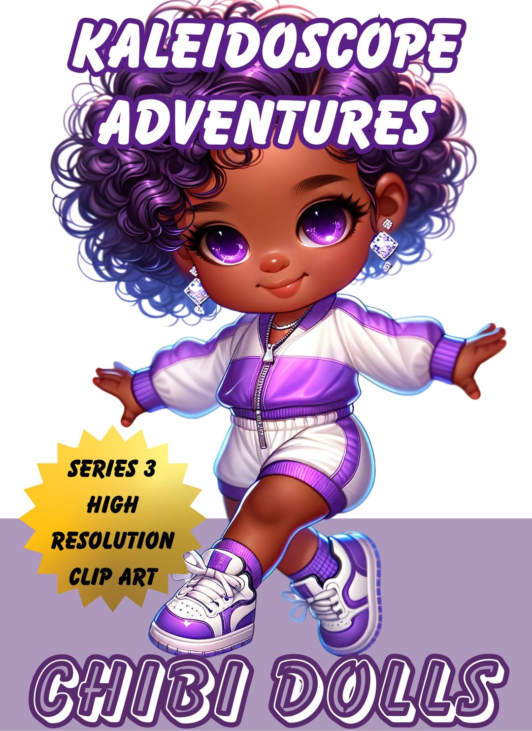 Chibi Chronicles: Adventures Through the Color Wheel - Etsy
