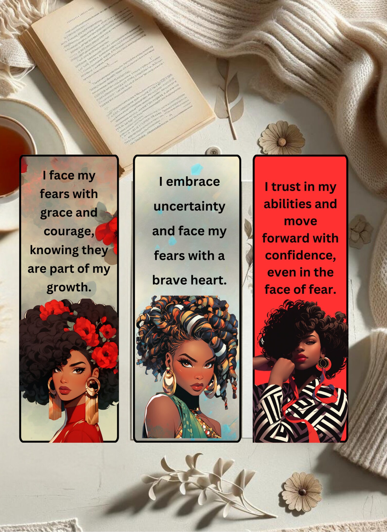 Empowering Affirmation Bookmarks & Coloring Pages | 78 Motivational ...