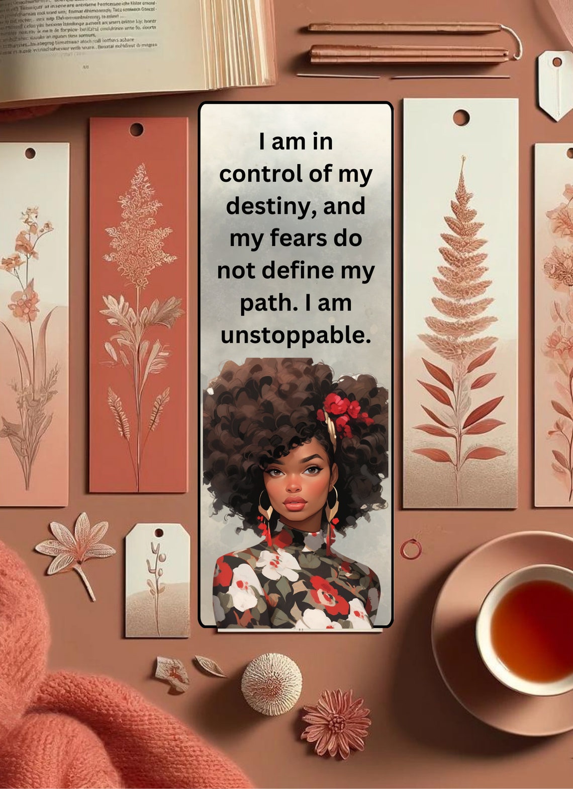 Empowering Affirmation Bookmarks & Coloring Pages | 78 Motivational ...