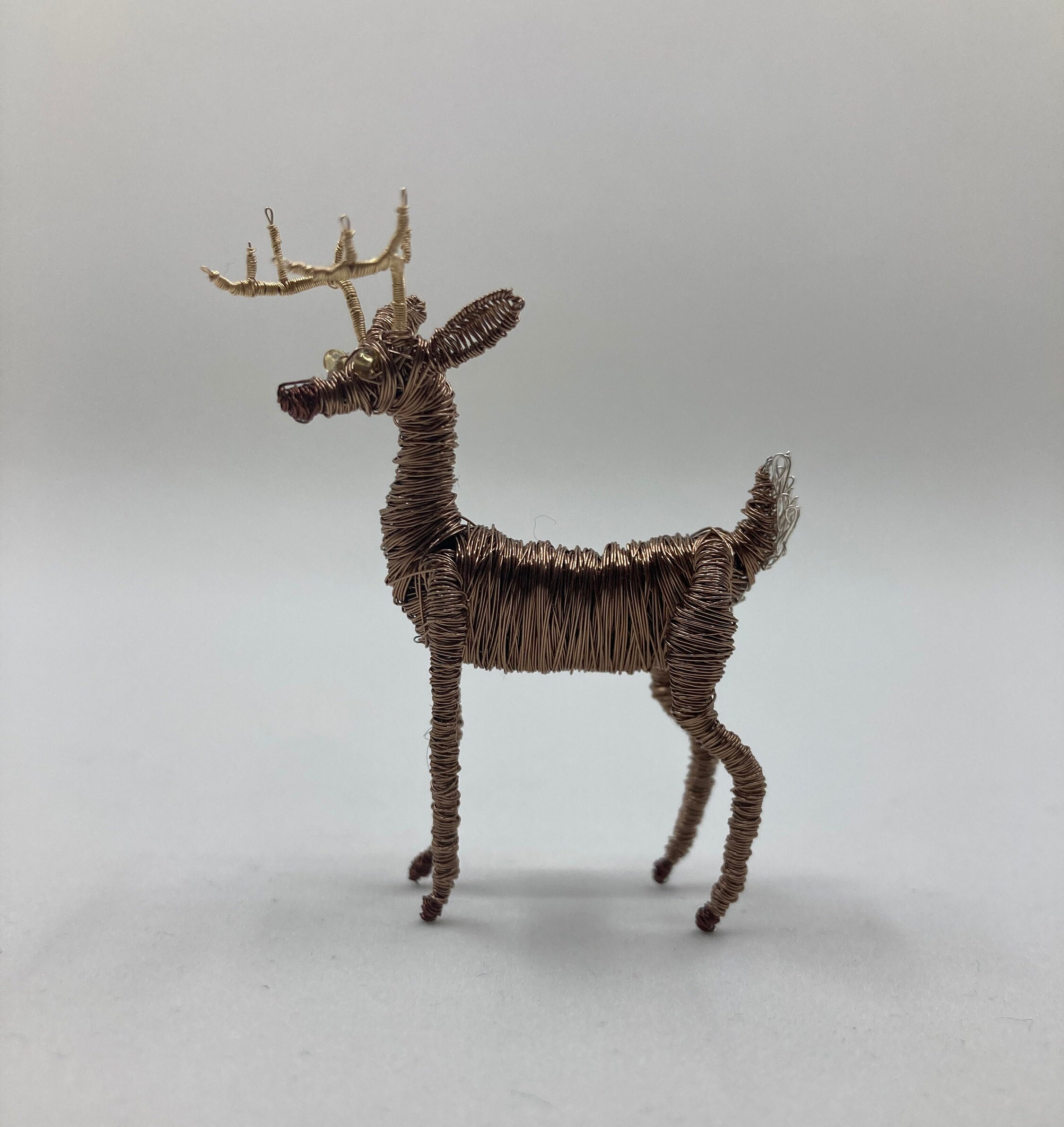 Miniature Wire Deer - Etsy