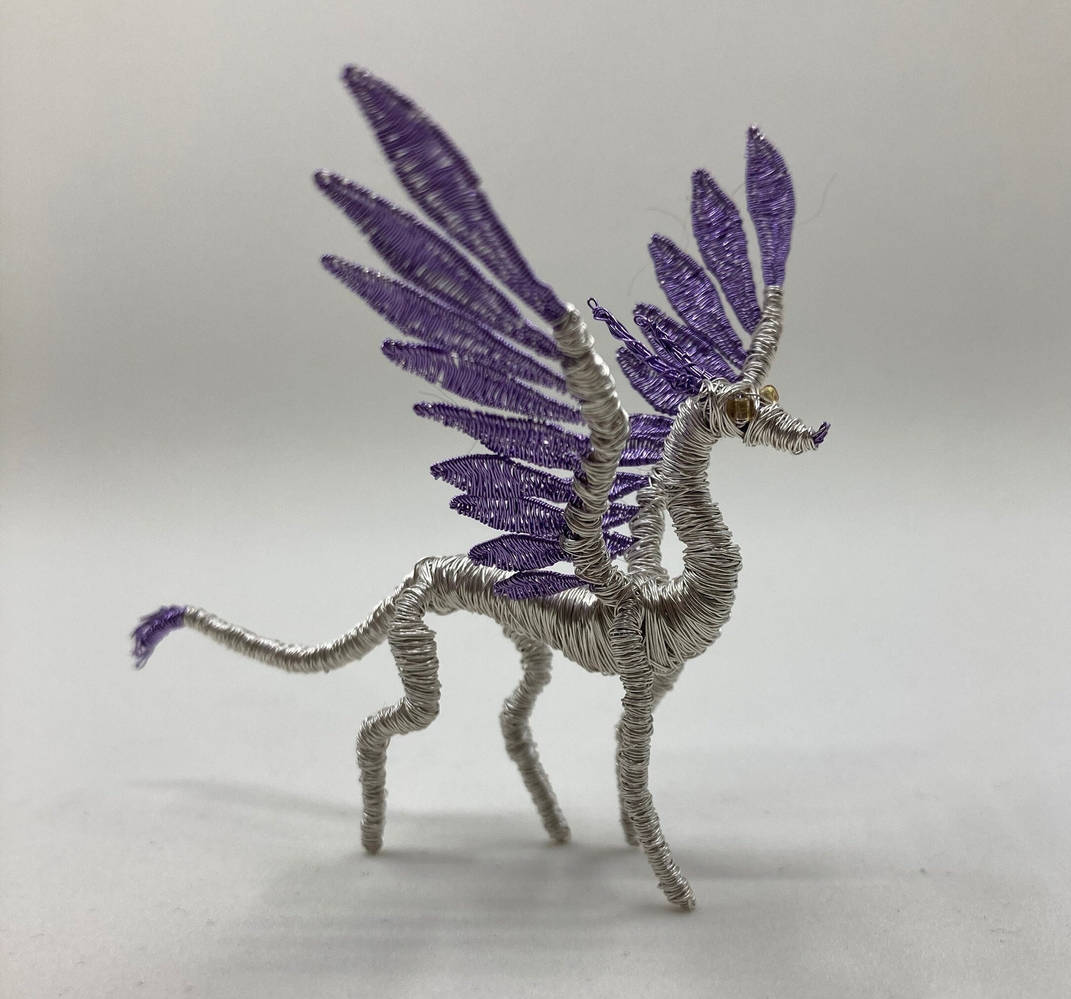 Miniature Wire Dragon - Etsy