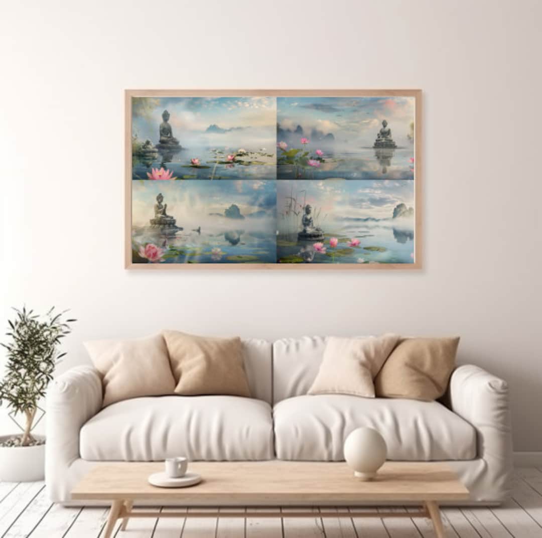 Visually Serene Artwork for Tranquility, Peacefulness and Calmness to Center Yourself and ...
