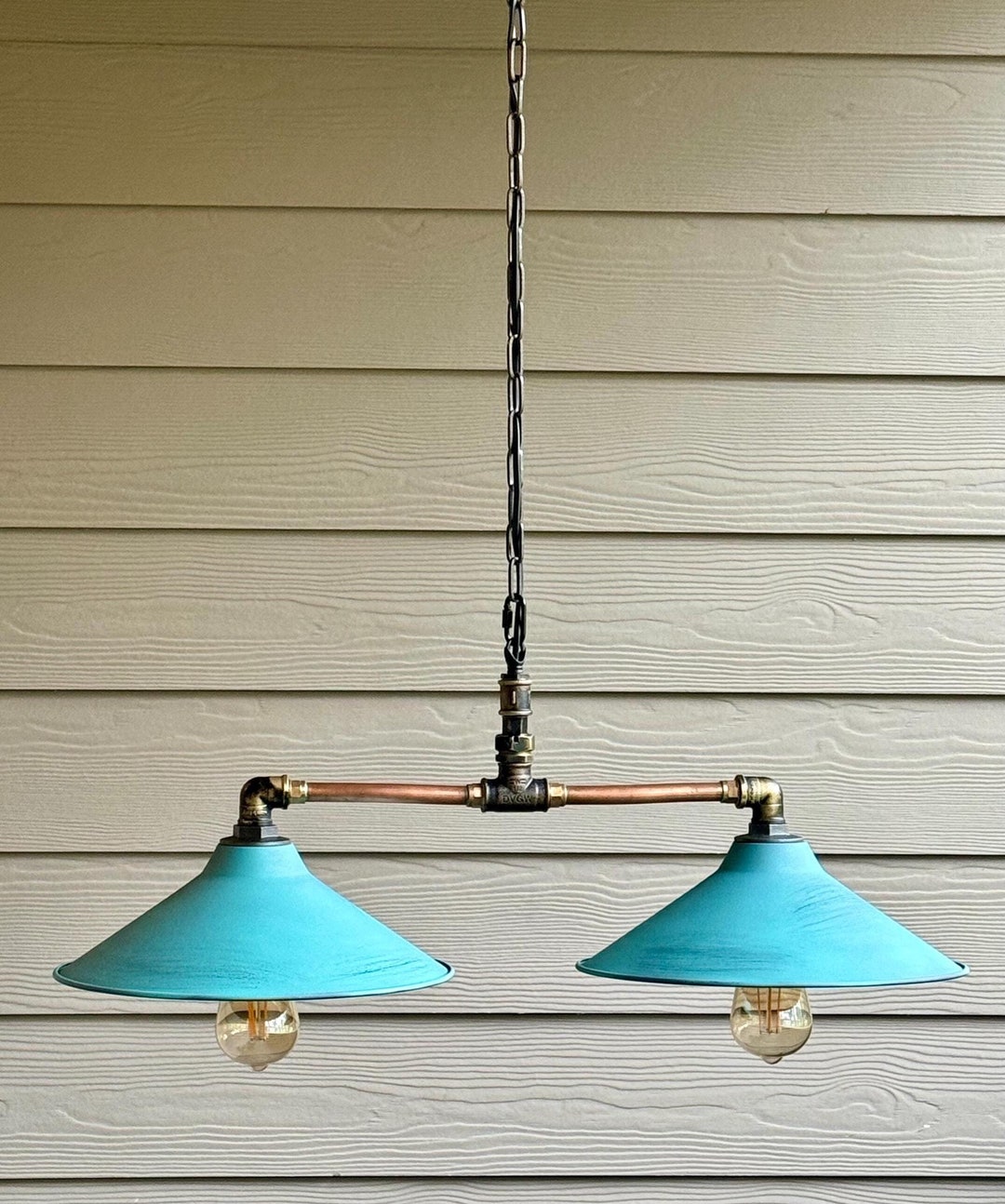 Ceiling Light Fixture.deformed Copper.soft Copper.vintage Pendant ...