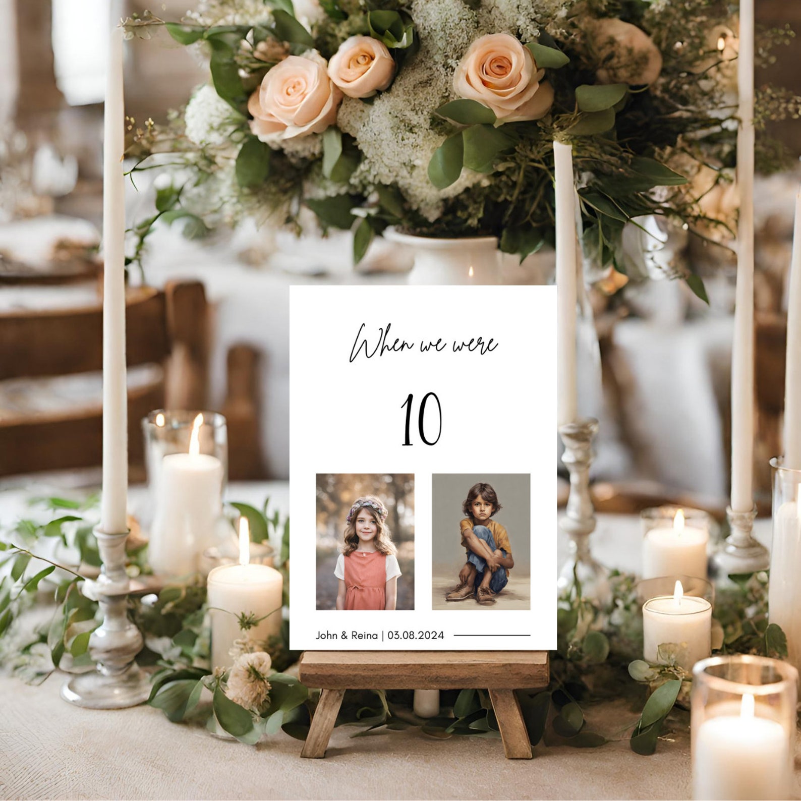 Complete Wedding Set, Modern Wedding, DIY Wedding, All Included Wedding ...