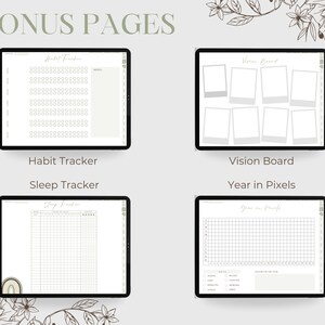 Undated Digital Planner Sage Green Theme, Goodnotes Digital Planner ...