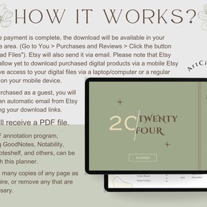 Undated Digital Planner Sage Green Theme, Goodnotes Digital Planner ...