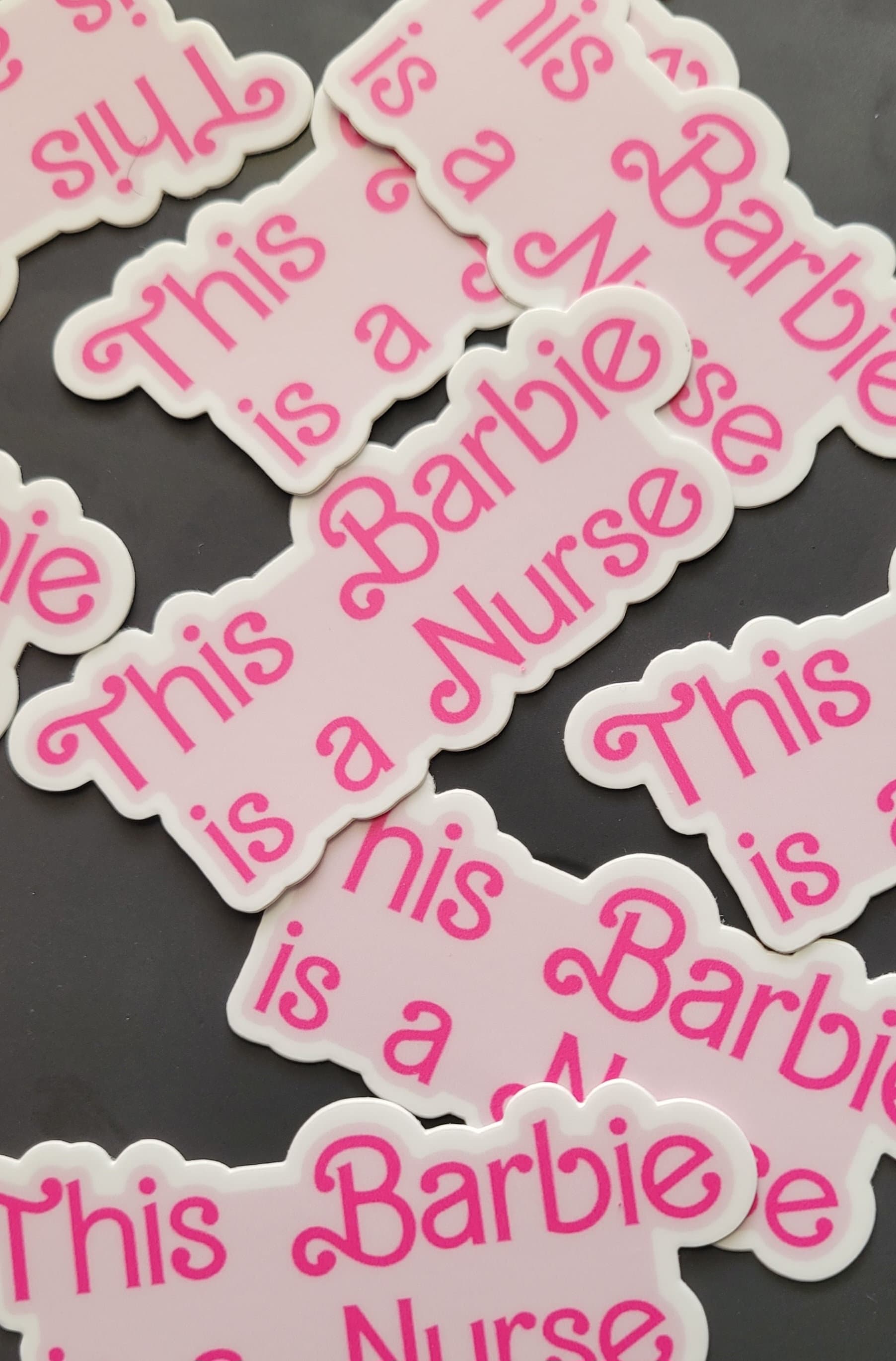 This Barbie is a Nurse Sticker - Etsy