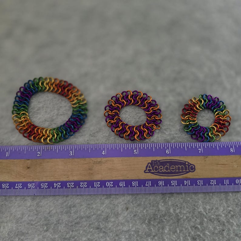STEM Fidget - Handmade Chain Mail - Etsy