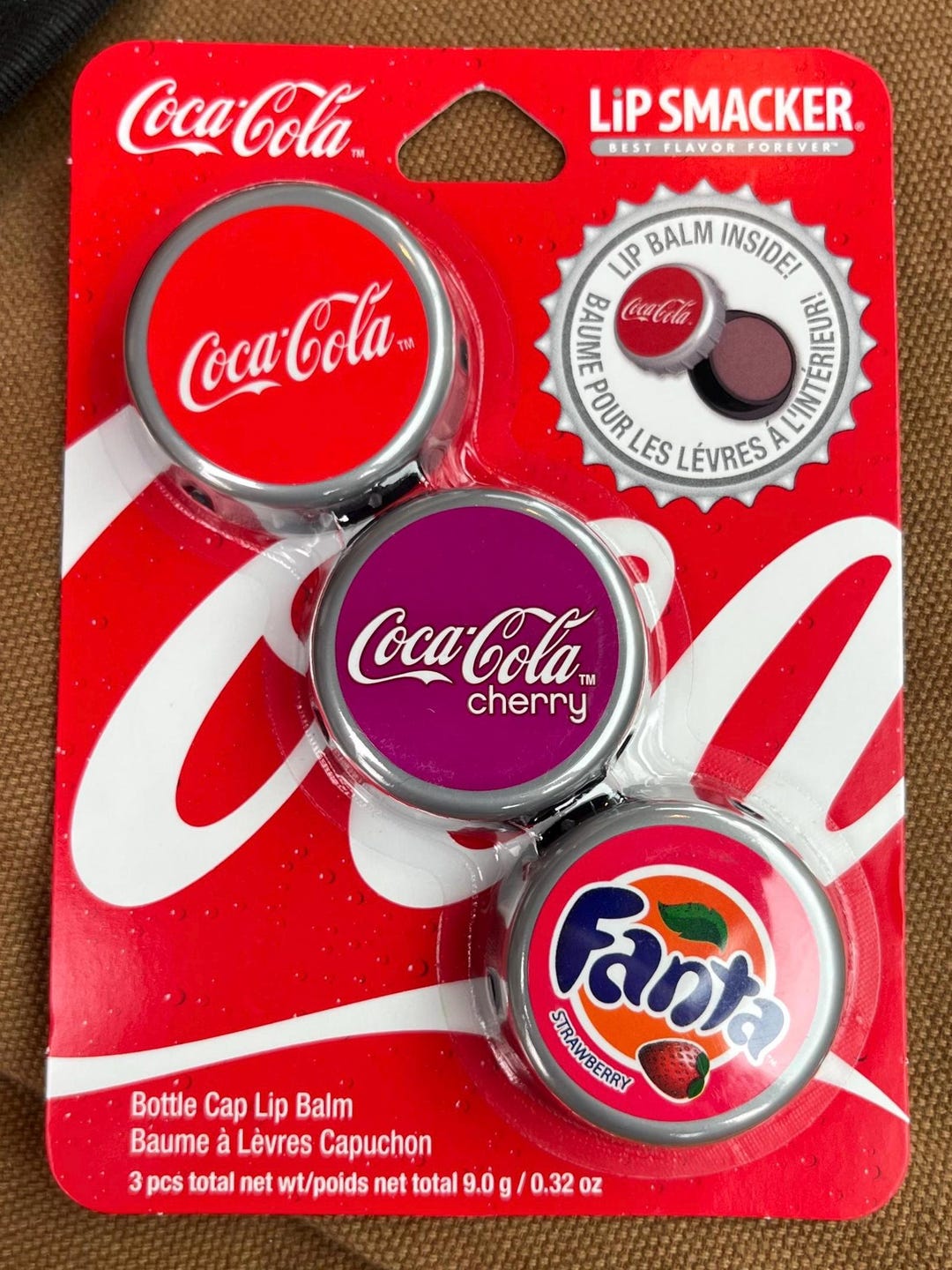 Lip Smacker - Coca Cola Bottle Cap - Trio Pack - Lip Balm - Etsy