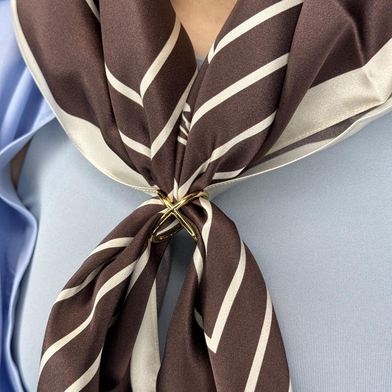 Scarf Ring - Etsy