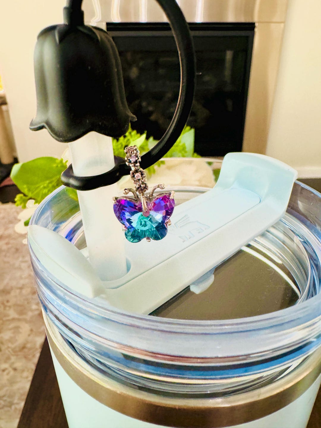 Stanley Straw Topper Black Chroma Accessories Stanley Personalized ...