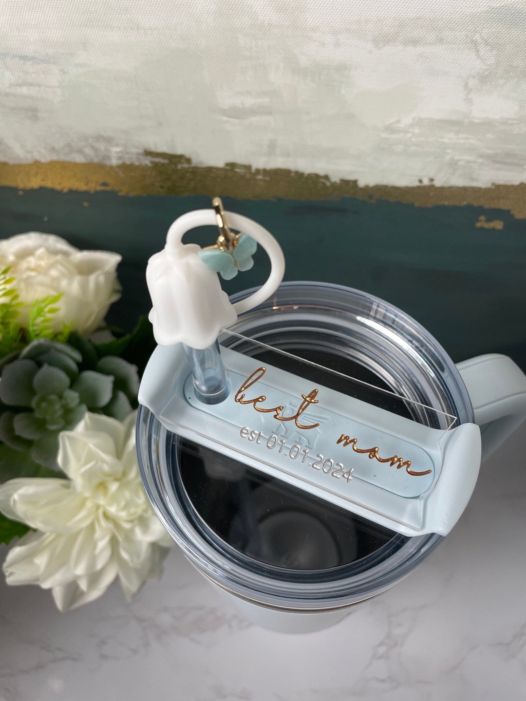 Personalized Wedding Gift Name Tag Stanley Name Tag Minimalist Boho ...