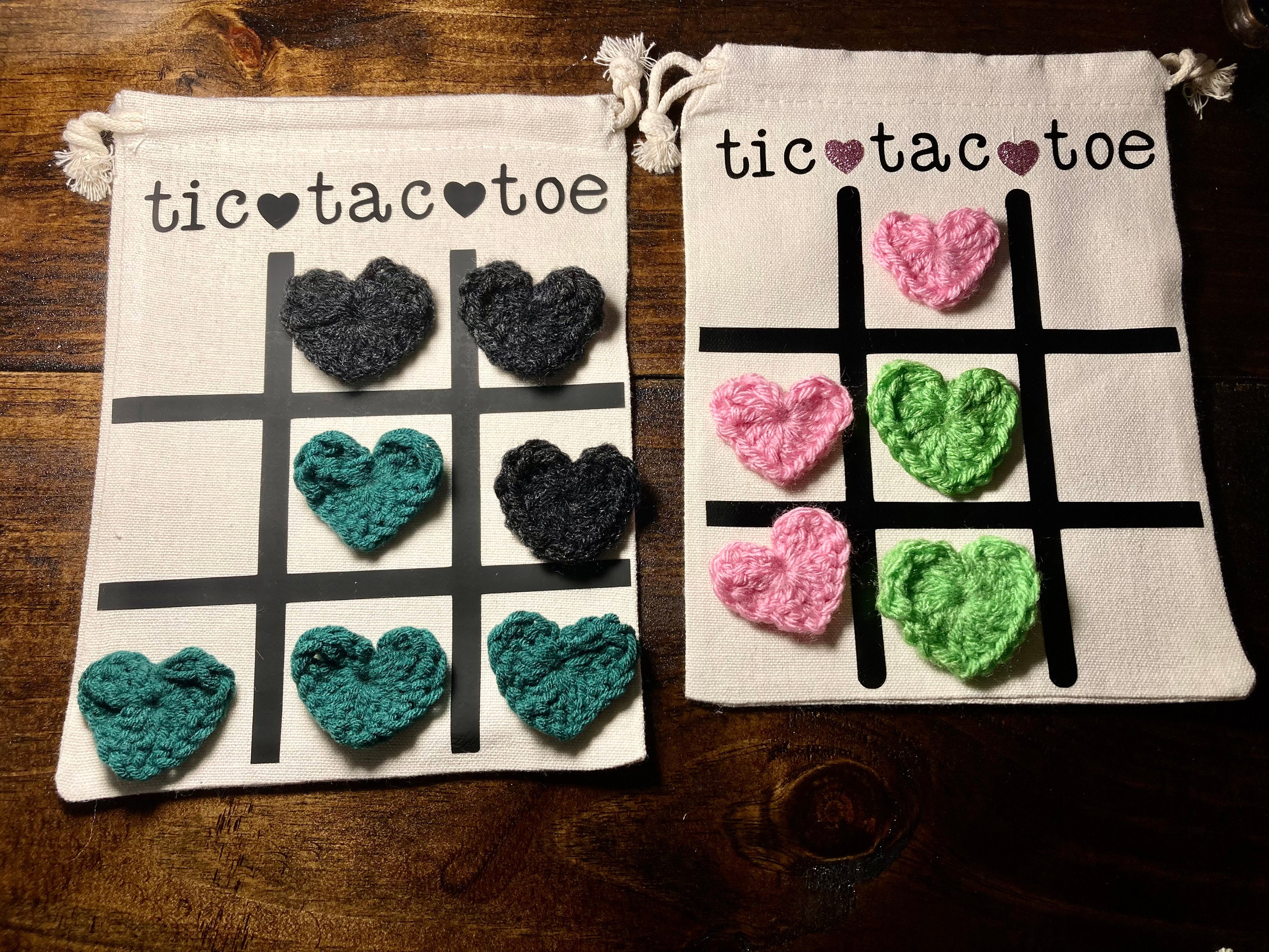 Valentines Tic-tac-toe Bags - Etsy