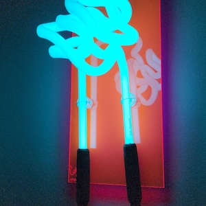 Authentic Neon Art - Glass Hand Bent - Neon Lighting - - Etsy