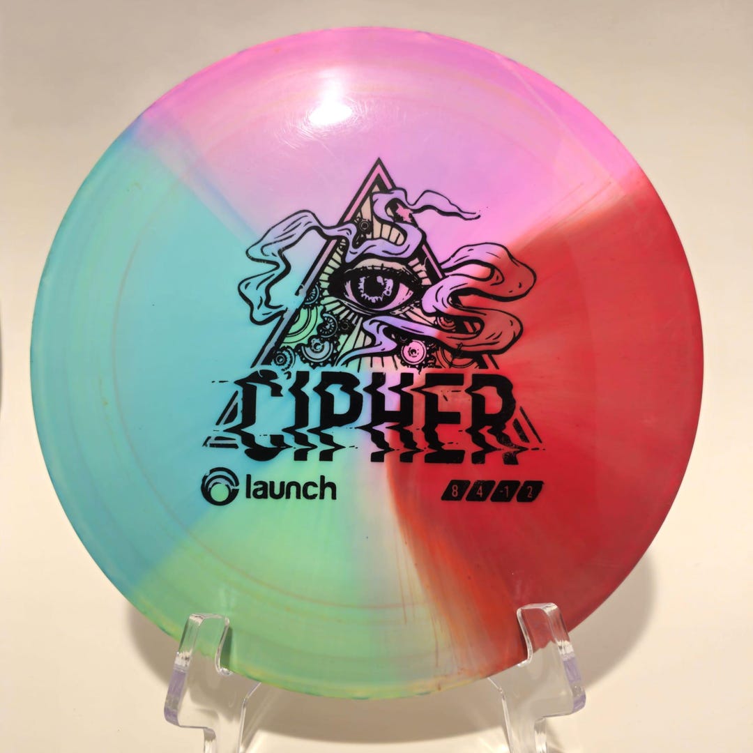 Launch Discs Alpha Cipher - 170g - Multi-color Custom Dye - Lightly Used - Etsy