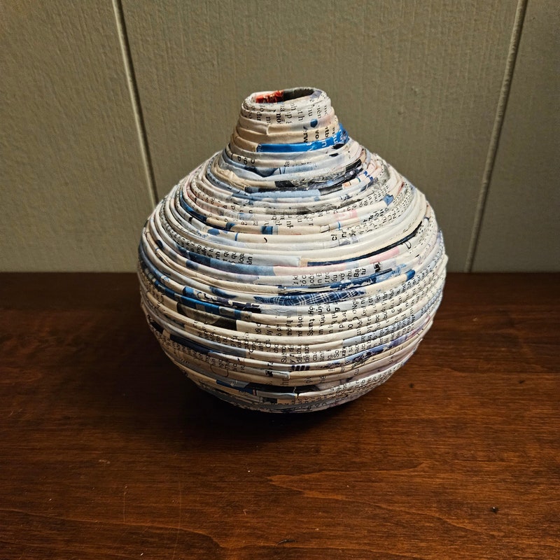 Rolled Magazine Art - Etsy