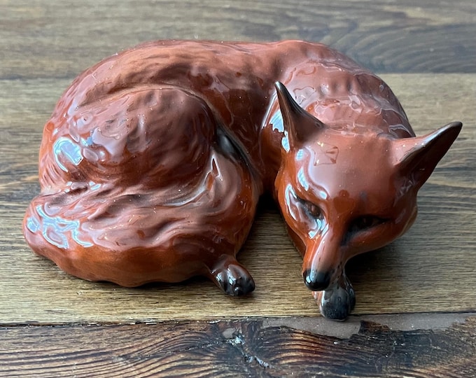 Beswick Pottery Fox - Made in England Model #1017 - Etsy