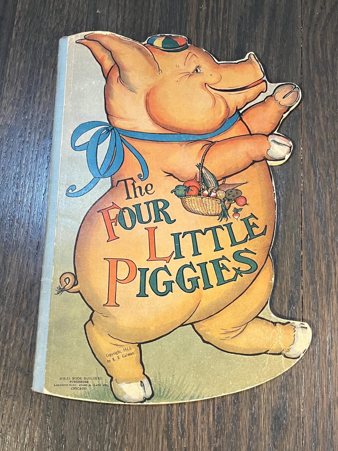 The Four Little Piggies by K.E. Garman - Rare Vintage Flexible Cover ...
