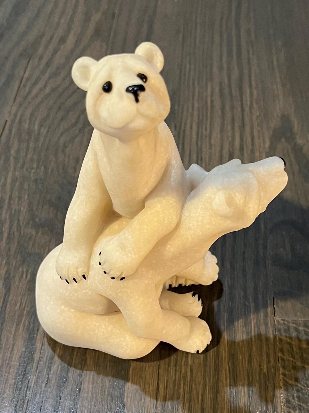 Quarry Critters Vintage Polar Bear Figurine by Second Nature Design ...