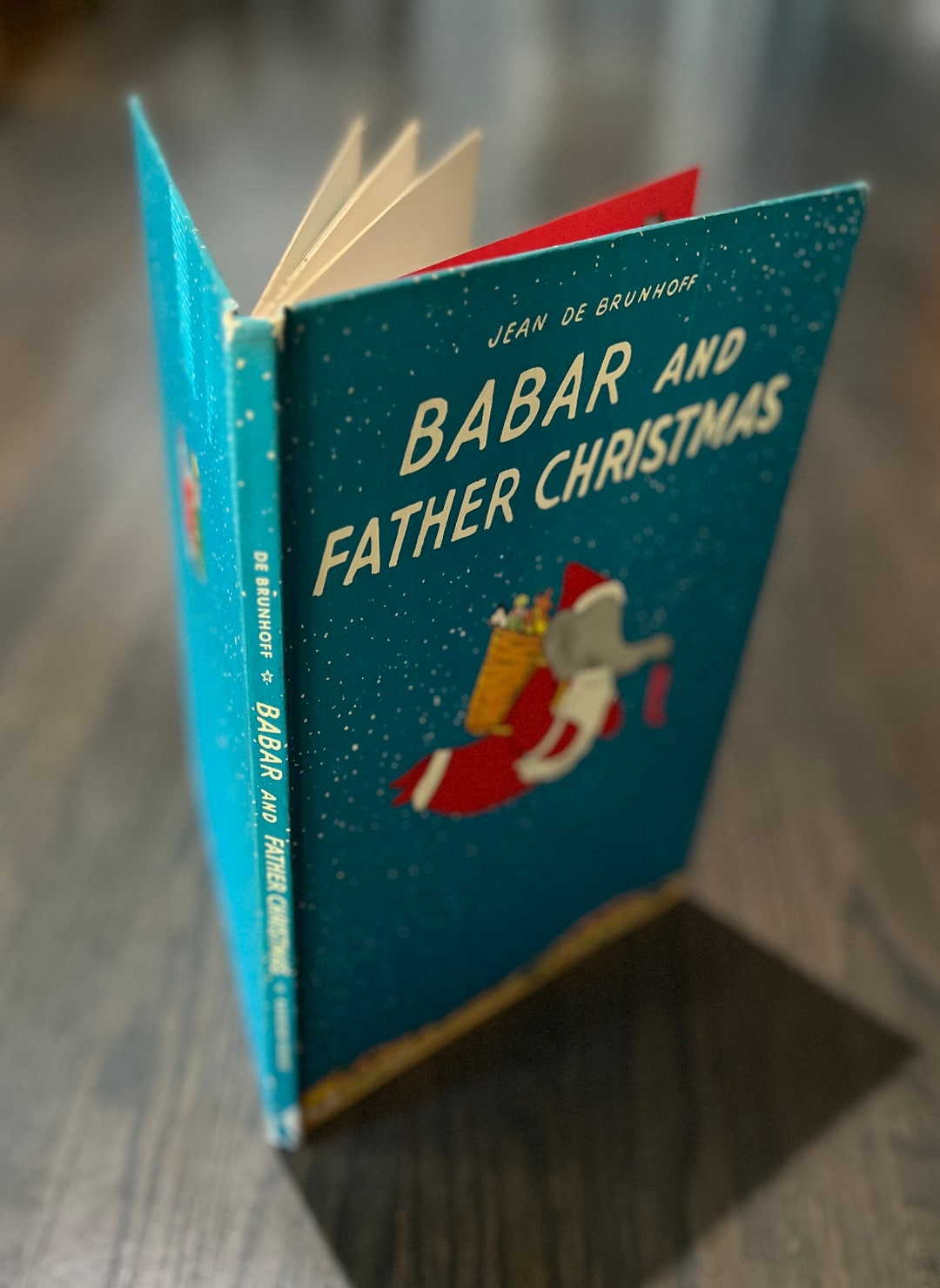 Babar and Father Christmas Vintage Hard Cover Children’s Book by Jean ...