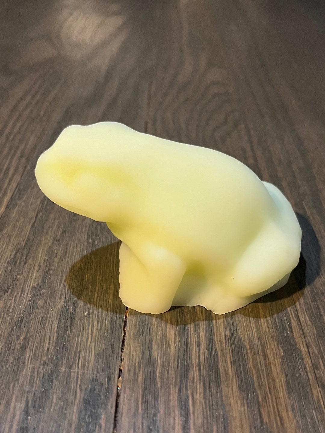 Fenton Art Glass Vintage Satin Custard Frog Toad Unpainted - Etsy
