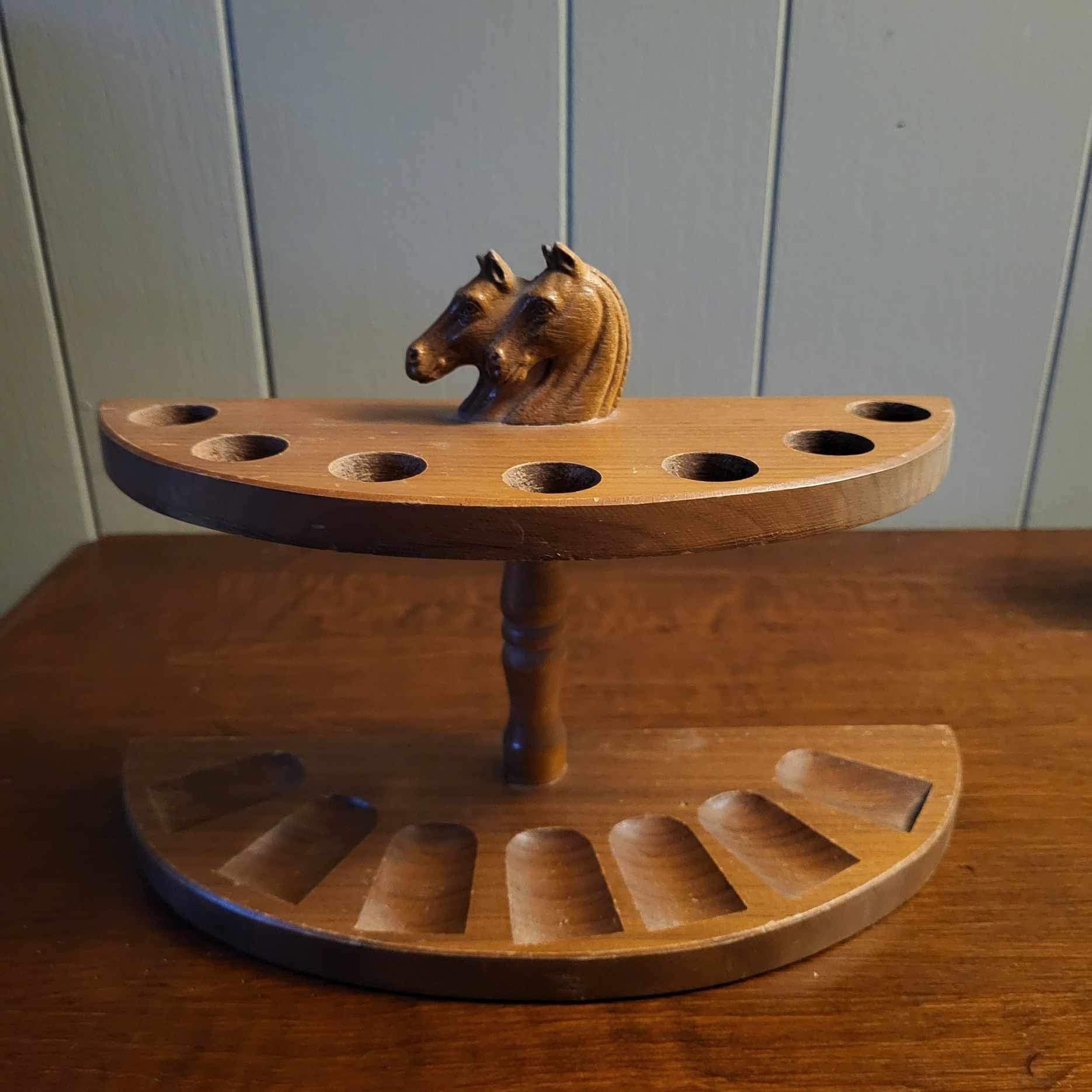 Horse Head Vintage Pipe Rack - Etsy