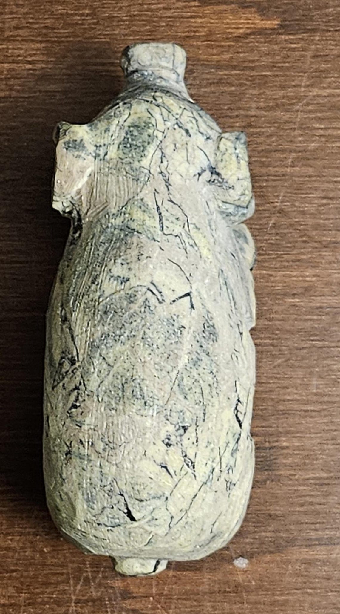 Hand Carved Stone Pig / Boar / Razorback Marble / Granite 3 Long X 1.5 ...