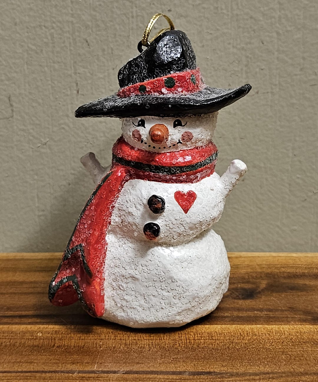House of Hatten Snowman Figurine - Hand Painted - Dated 1995, RARE ...