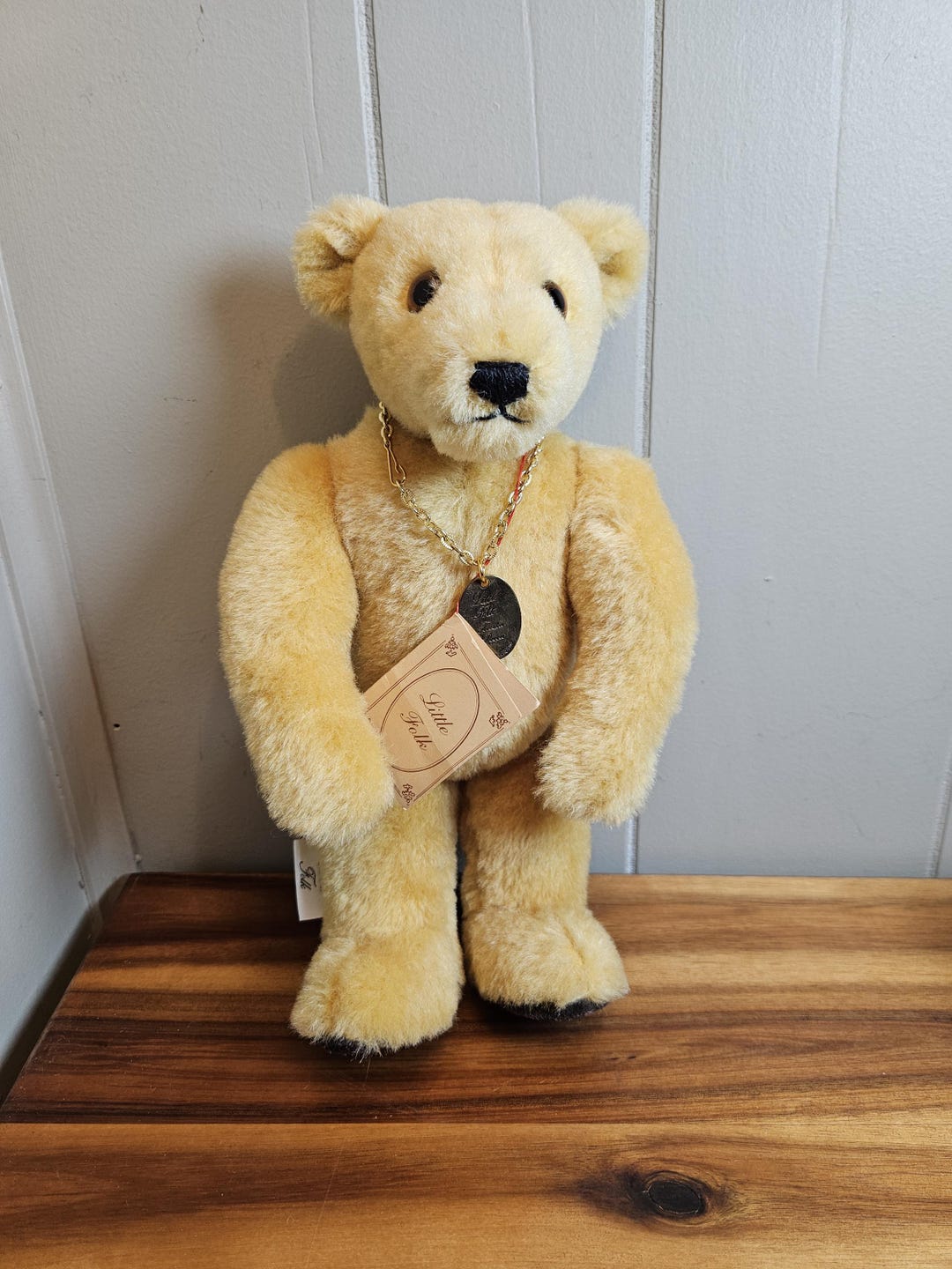 Authentic Vintage Fully Jointed Artist Hand Made Teddy Bear 12" Little ...