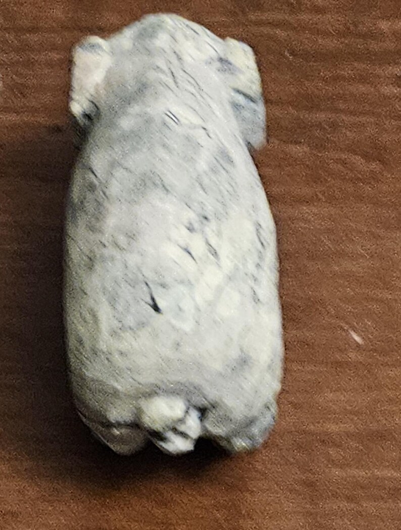 Hand Carved Stone Pig / Boar / Razorback Marble / Granite 3 Long X 1.5 ...