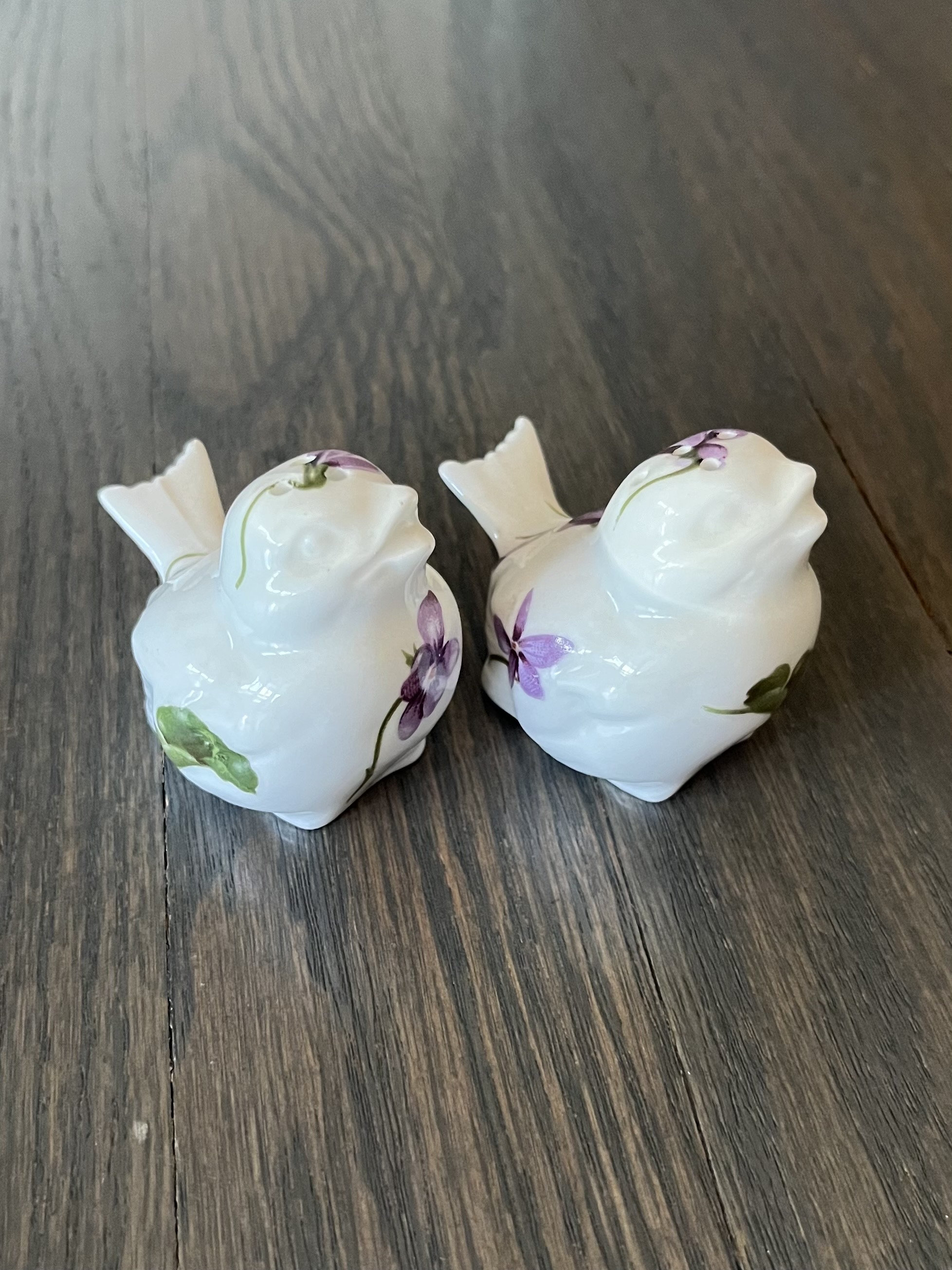 Hammersley Fine Bone China English Countryside Violet Small Bird Salt ...