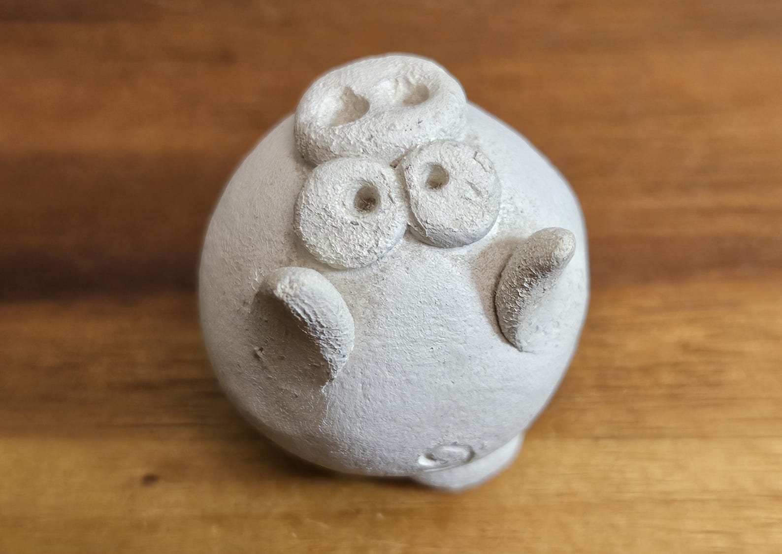 Miniature Clay Pig Sculpture - 1" Tall - Studio Art Pottery Hand Formed ...