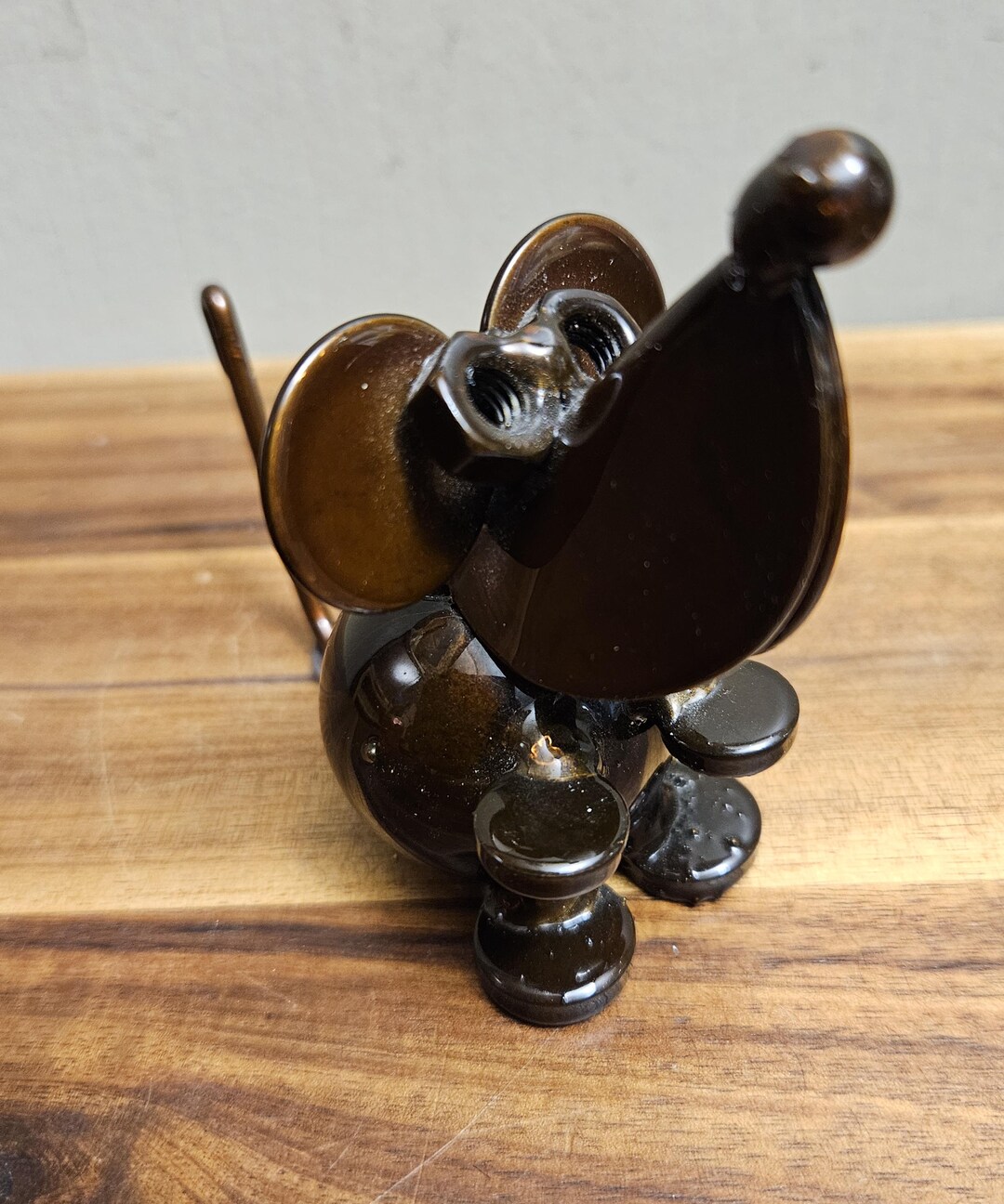 Rustic and Modern Brutalist Metal Handmade Mouse Sculpture With ...